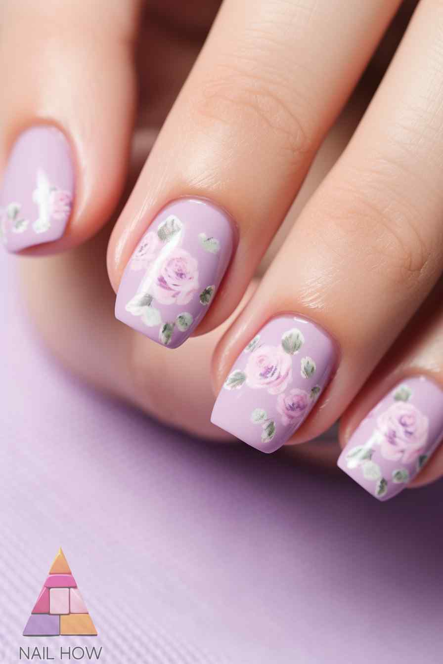 Romance in Bloom: Stunning Rose Nail Art Designs to Love - nailhow