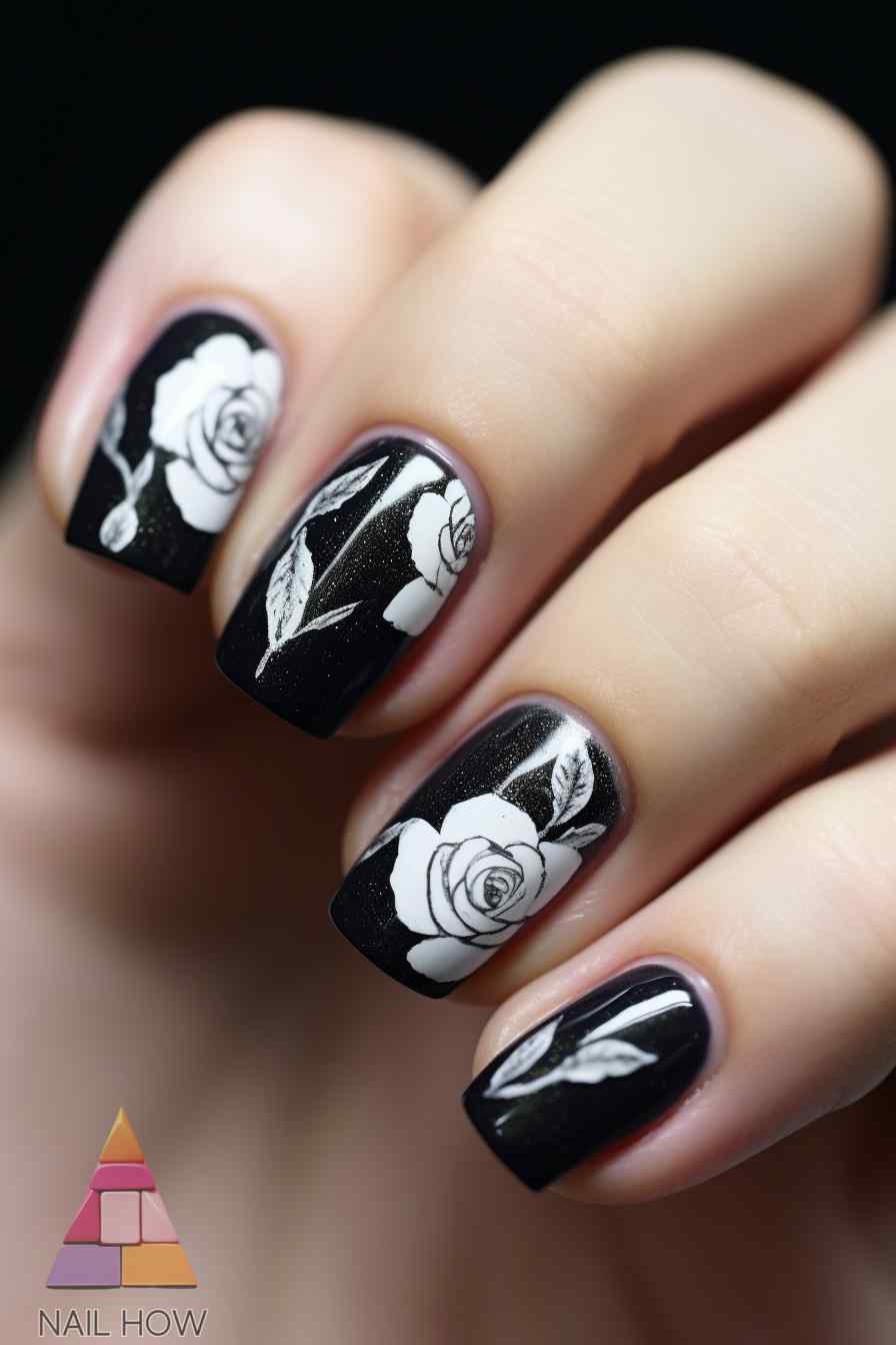 Romance in Bloom: Stunning Rose Nail Art Designs to Love - nailhow