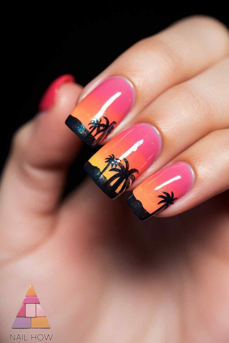 Palm Tree Nail Designs: Amazing Tropical Nail Art You'll Love - nailhow