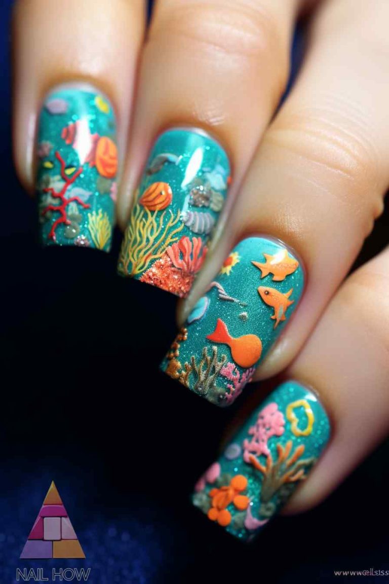 Gem of the Sea: Explore Exciting Turquoise Nail Designs for a Tropical ...