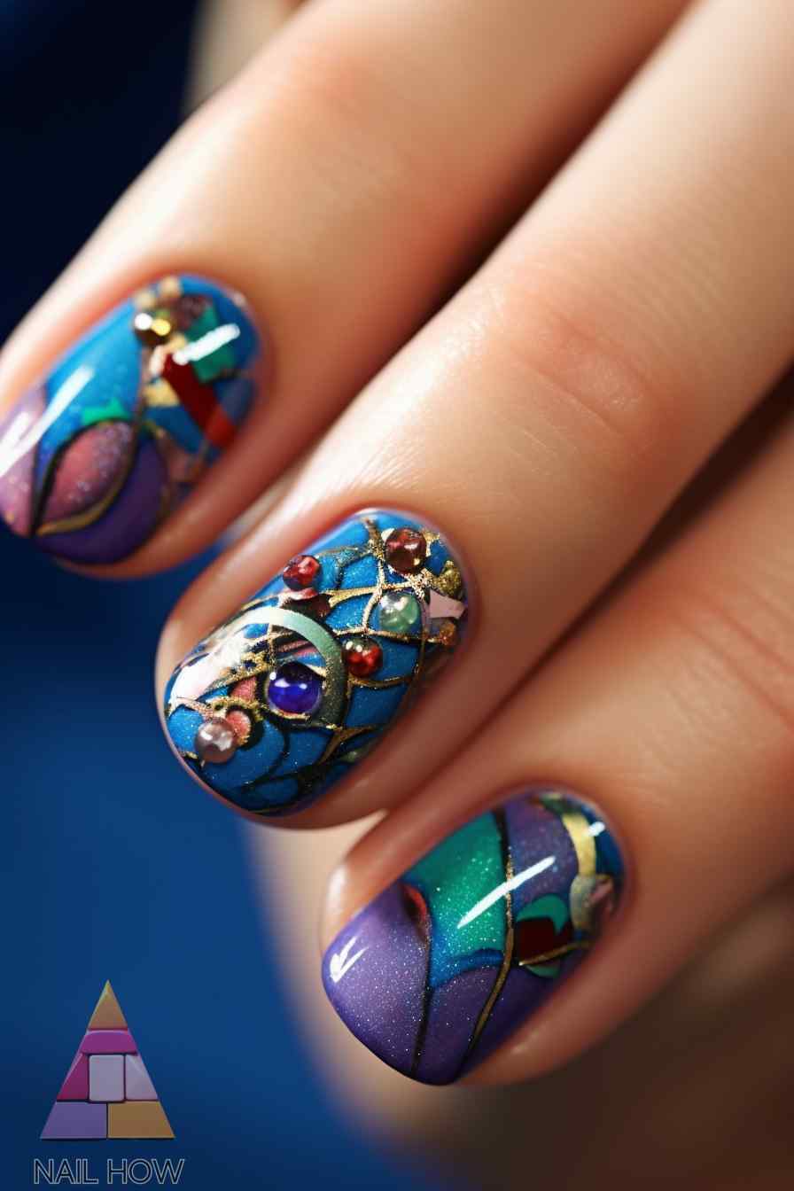 Glisten Up - Exploring the World of Nail Designs with Gems - nailhow