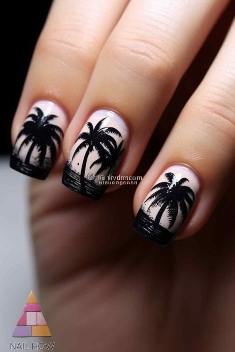 Palm Tree Nail Designs: Amazing Tropical Nail Art You'll Love - nailhow