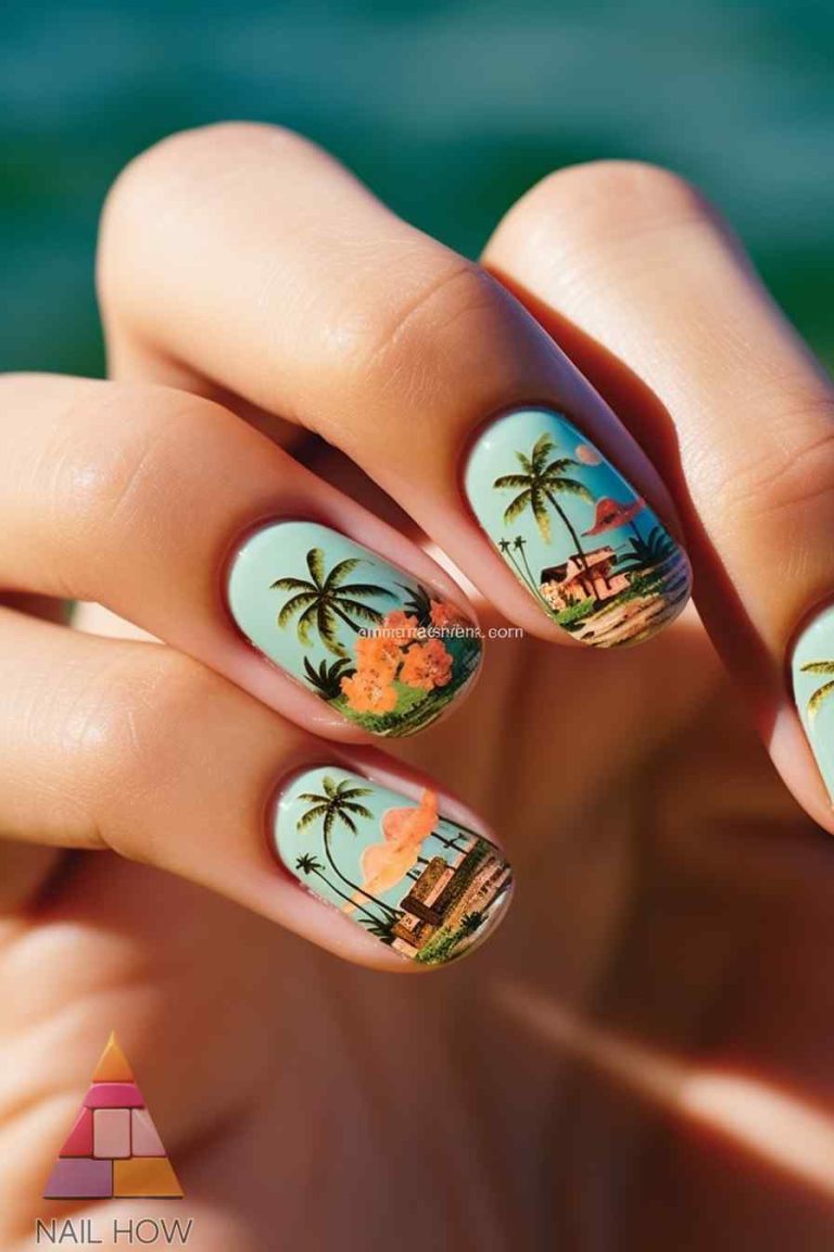 The Jetsetter's Guide to Stunning Vacation Nail Designs - nailhow