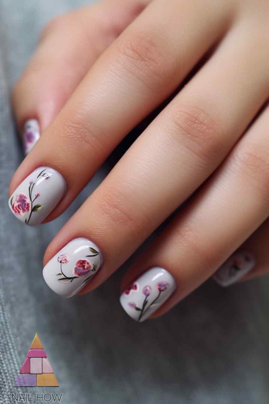 Romance in Bloom: Stunning Rose Nail Art Designs to Love - nailhow