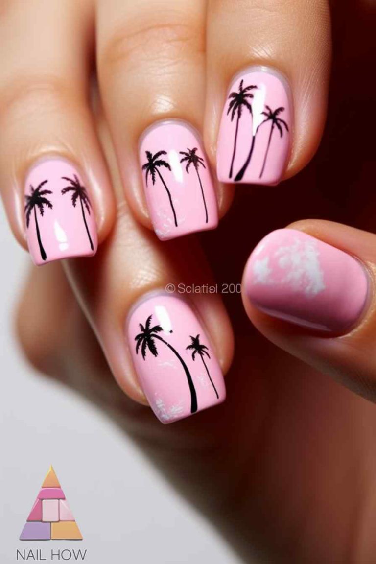 Palm Tree Nail Designs: Amazing Tropical Nail Art You'll Love - nailhow