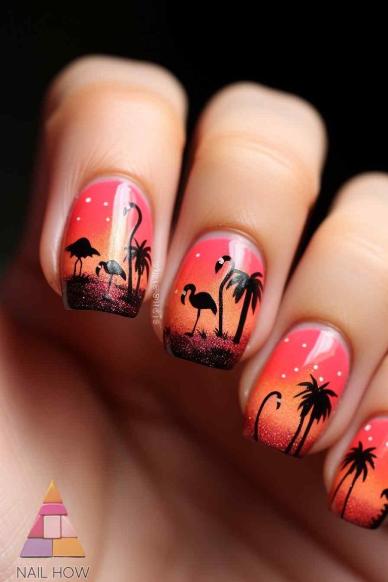 Palm Tree Nail Designs: Amazing Tropical Nail Art You'll Love - nailhow