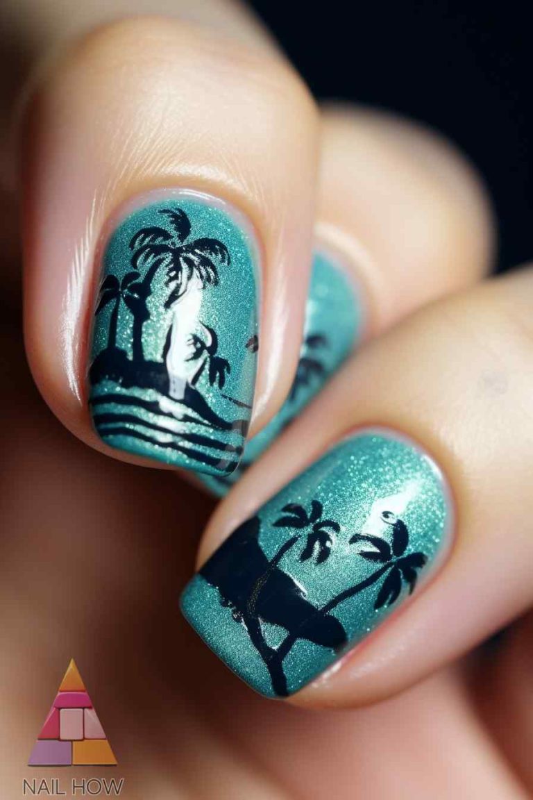 Palm Tree Nail Designs: Amazing Tropical Nail Art You'll Love - nailhow