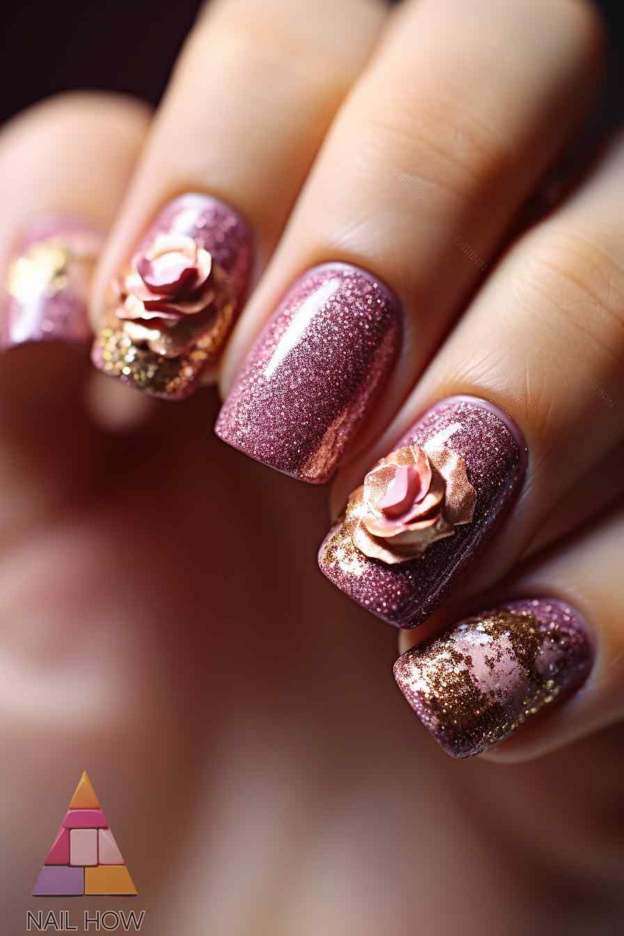 Romance in Bloom: Stunning Rose Nail Art Designs to Love - nailhow