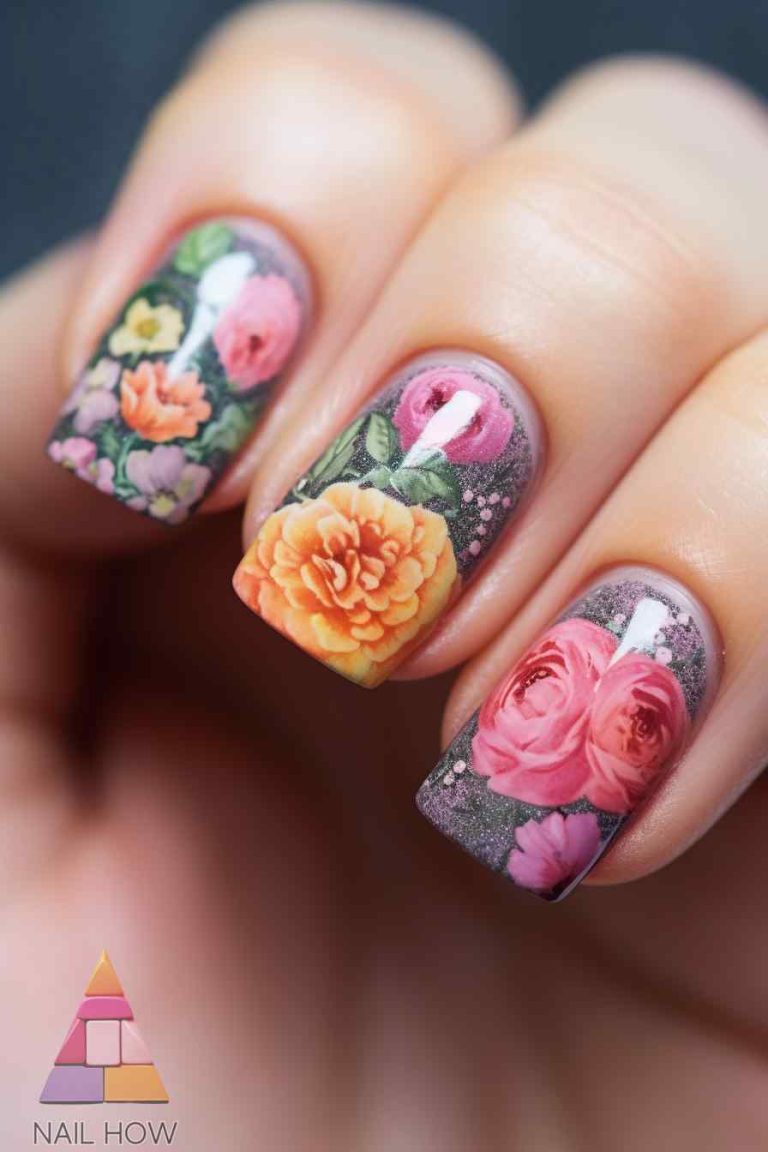 Romance in Bloom: Stunning Rose Nail Art Designs to Love - nailhow
