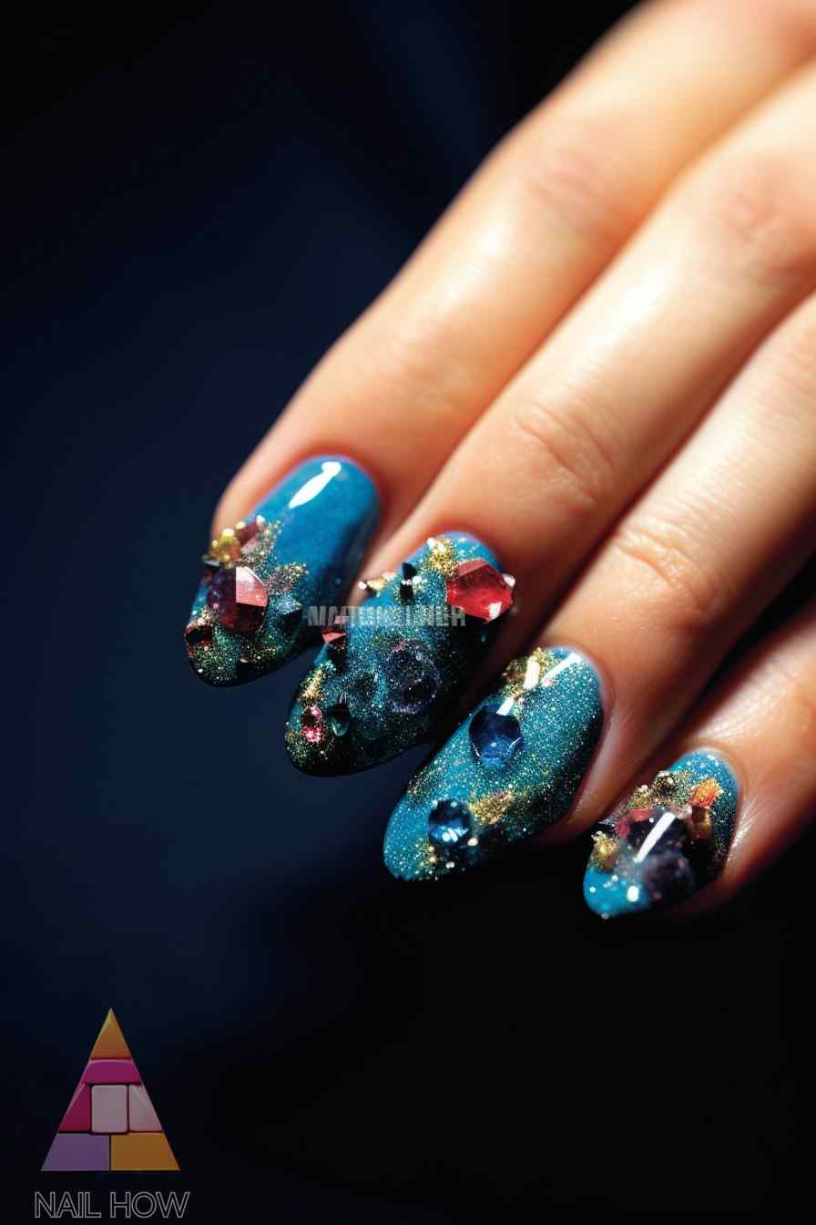 Glisten Up - Exploring the World of Nail Designs with Gems - nailhow