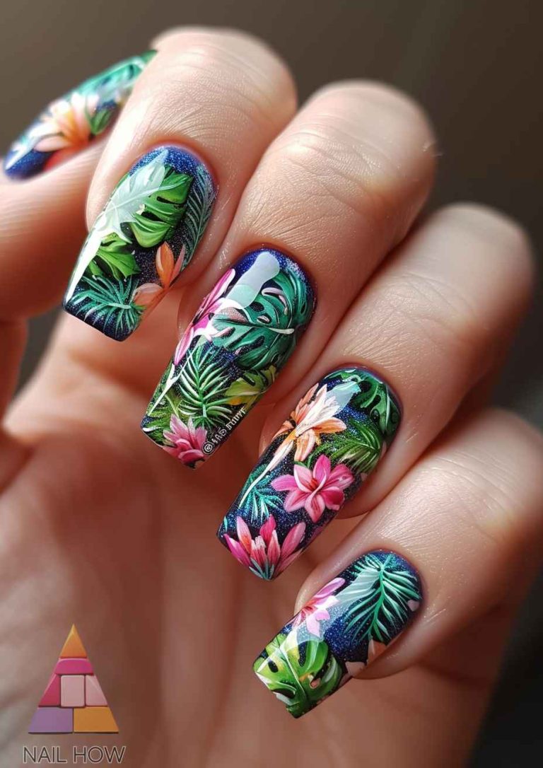 Aloha Nails: Embrace the Hawaiian Spirit with Vibrant Nail Designs ...