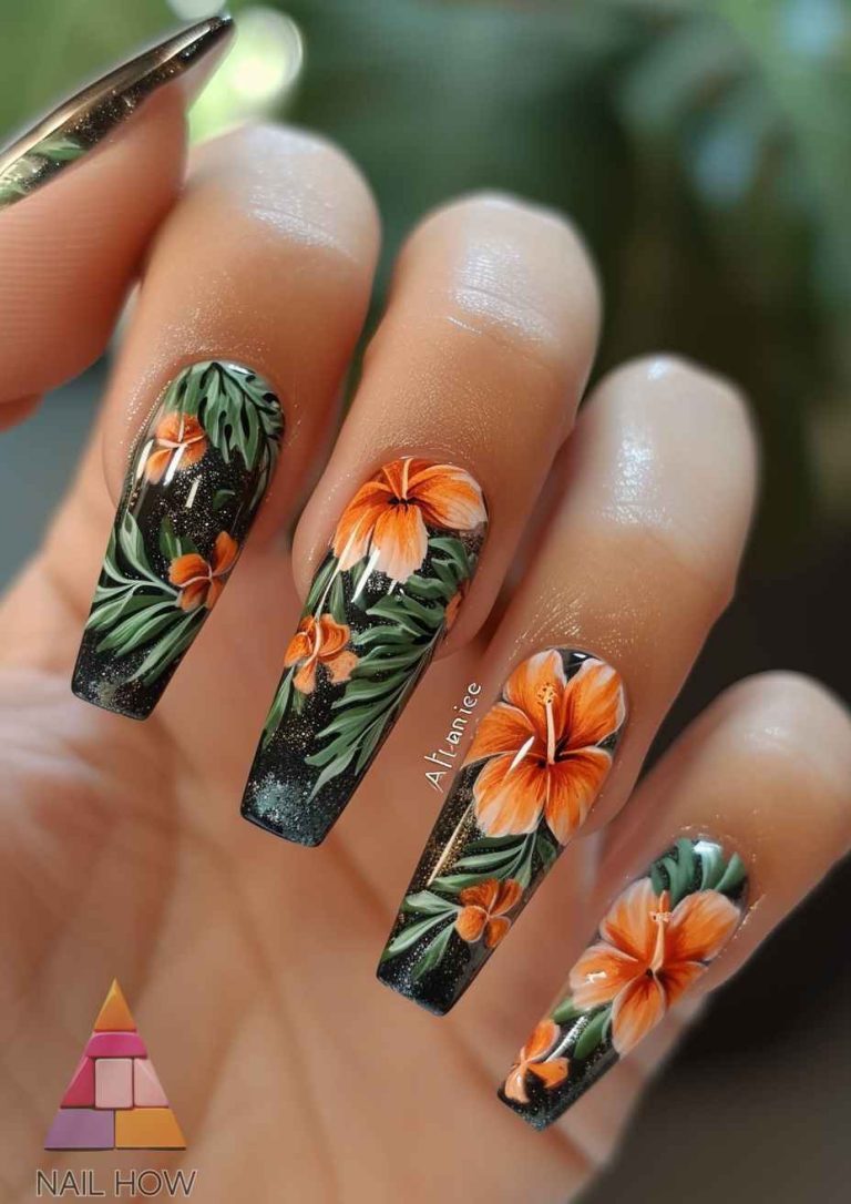 Aloha Nails: Embrace the Hawaiian Spirit with Vibrant Nail Designs ...