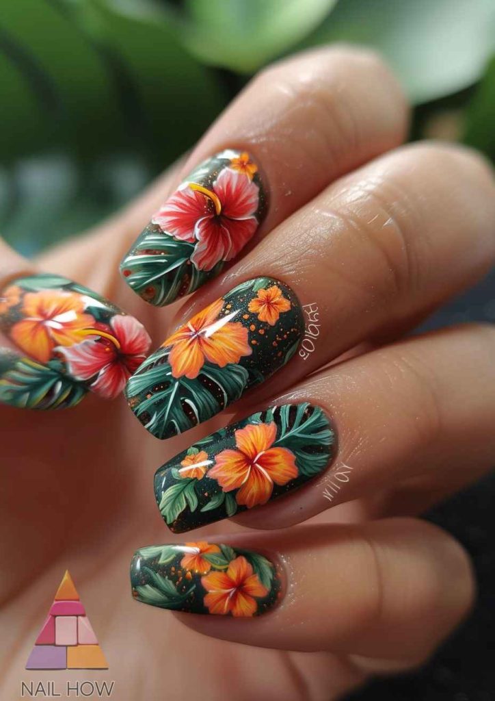 Aloha Nails: Embrace the Hawaiian Spirit with Vibrant Nail Designs ...