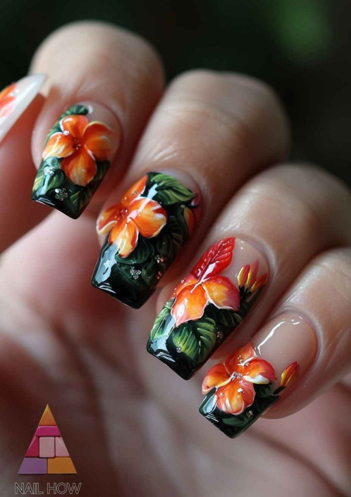 Aloha Nails: Embrace the Hawaiian Spirit with Vibrant Nail Designs ...