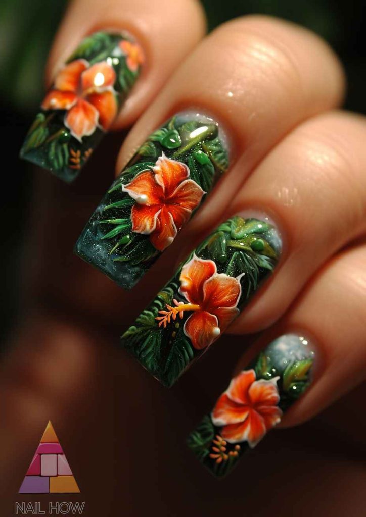 Aloha Nails: Embrace the Hawaiian Spirit with Vibrant Nail Designs ...