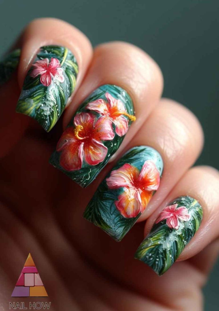 Aloha Nails: Embrace the Hawaiian Spirit with Vibrant Nail Designs ...