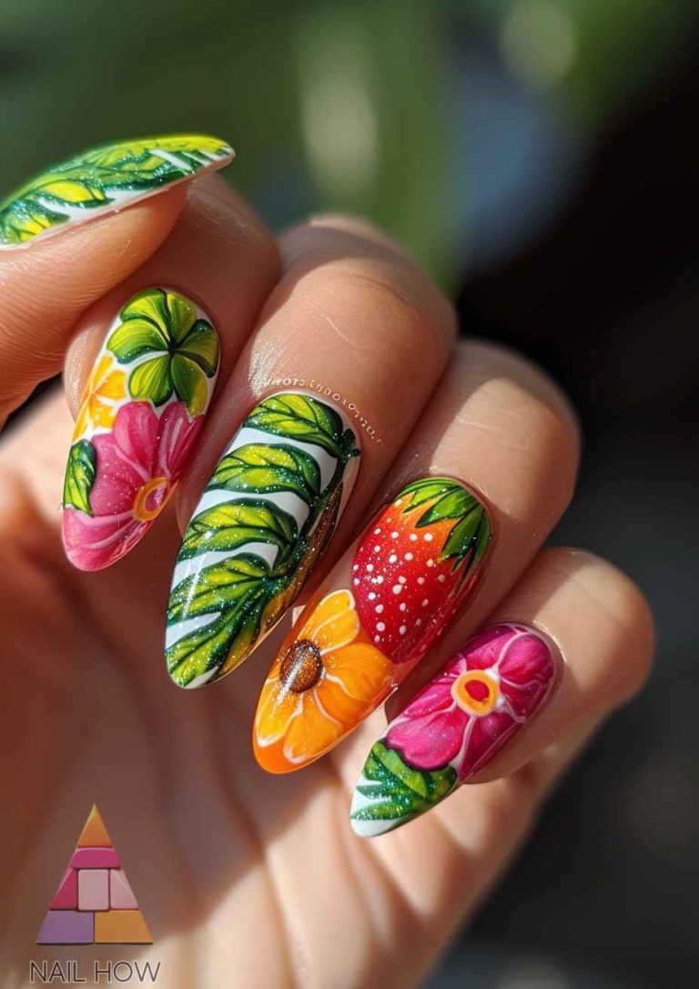 Aloha Nails: Embrace the Hawaiian Spirit with Vibrant Nail Designs ...