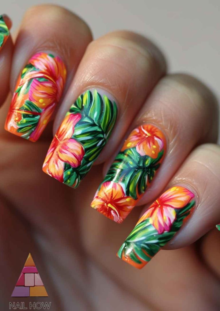 Aloha Nails: Embrace the Hawaiian Spirit with Vibrant Nail Designs ...