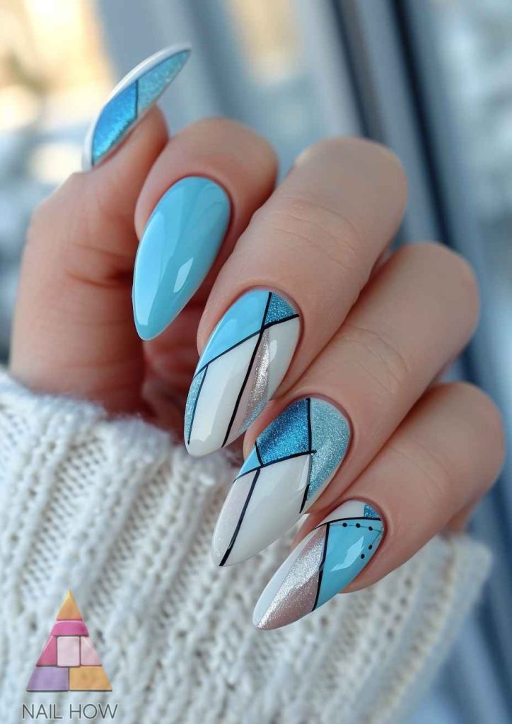 The Best Light Blue Nails with Designs - nailhow