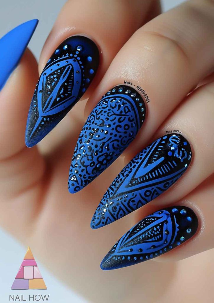 Ultimate Guide to Royal Blue Nail Designs: Boost Your Style - nailhow