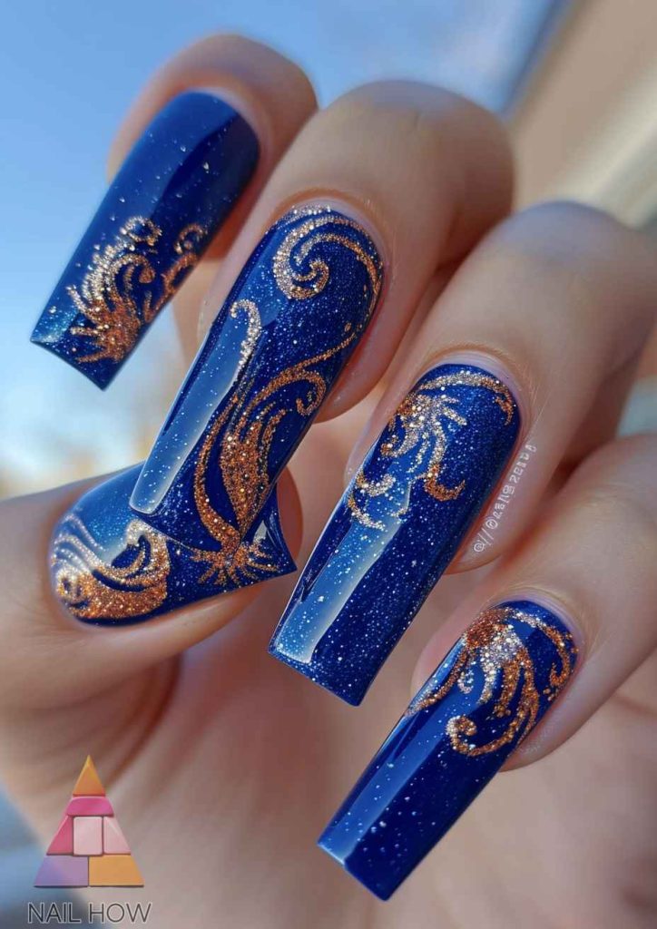Ultimate Guide to Royal Blue Nail Designs: Boost Your Style - nailhow
