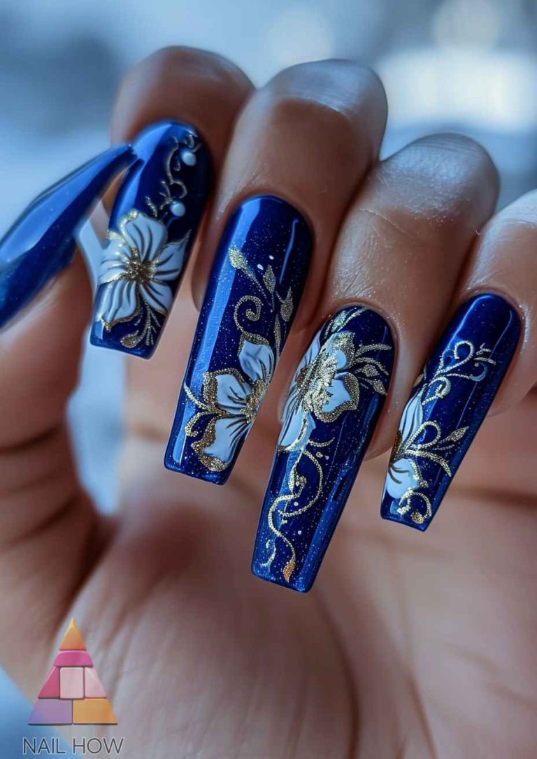 Ultimate Guide to Royal Blue Nail Designs: Boost Your Style - nailhow