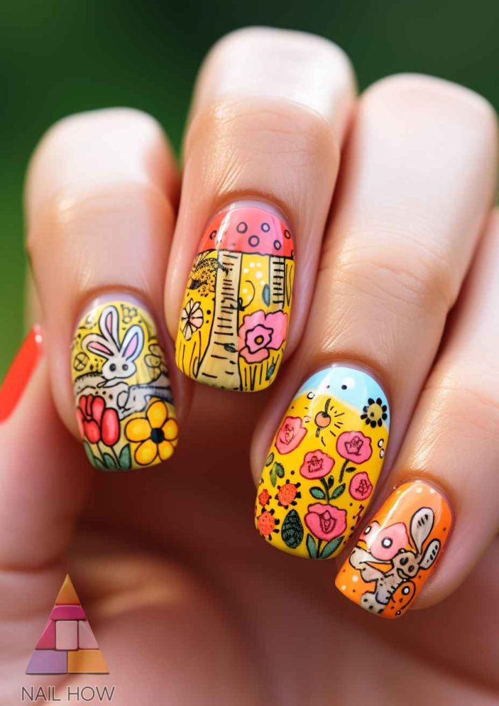 Easter Nails: Hopping Into Spring with Style - nailhow
