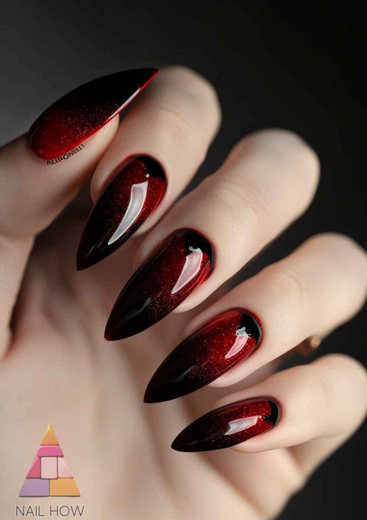 Glam and Grit: Mob Wife Nails Designs - nailhow