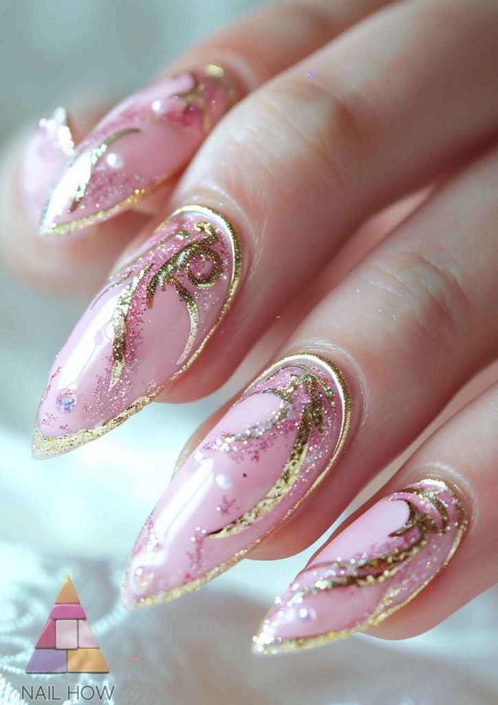 Glam and Grit: Mob Wife Nails Designs - nailhow