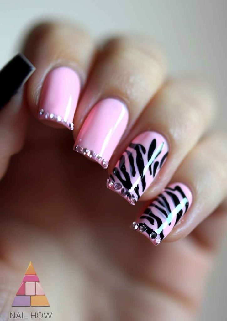 Glam and Grit: Mob Wife Nails Designs - nailhow