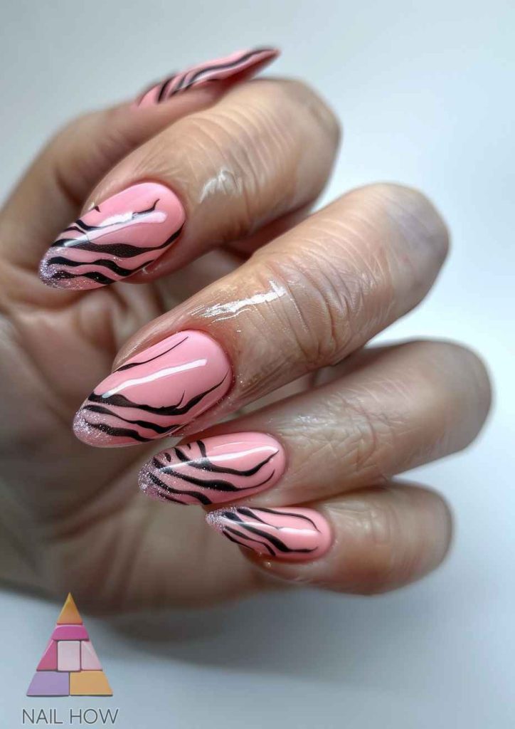 Glam and Grit: Mob Wife Nails Designs - nailhow