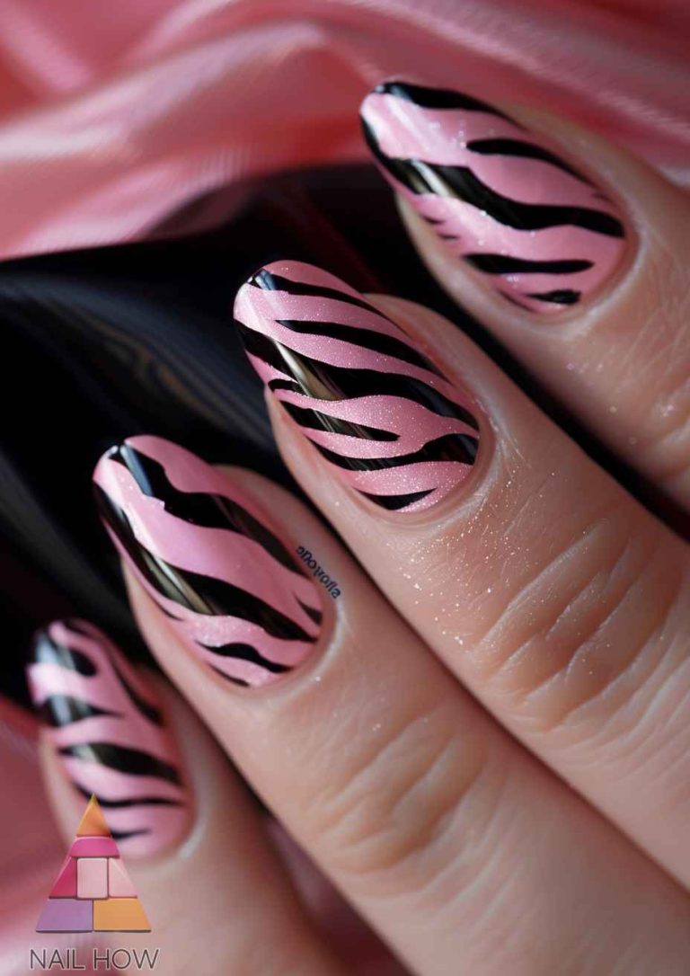 Glam and Grit: Mob Wife Nails Designs - nailhow