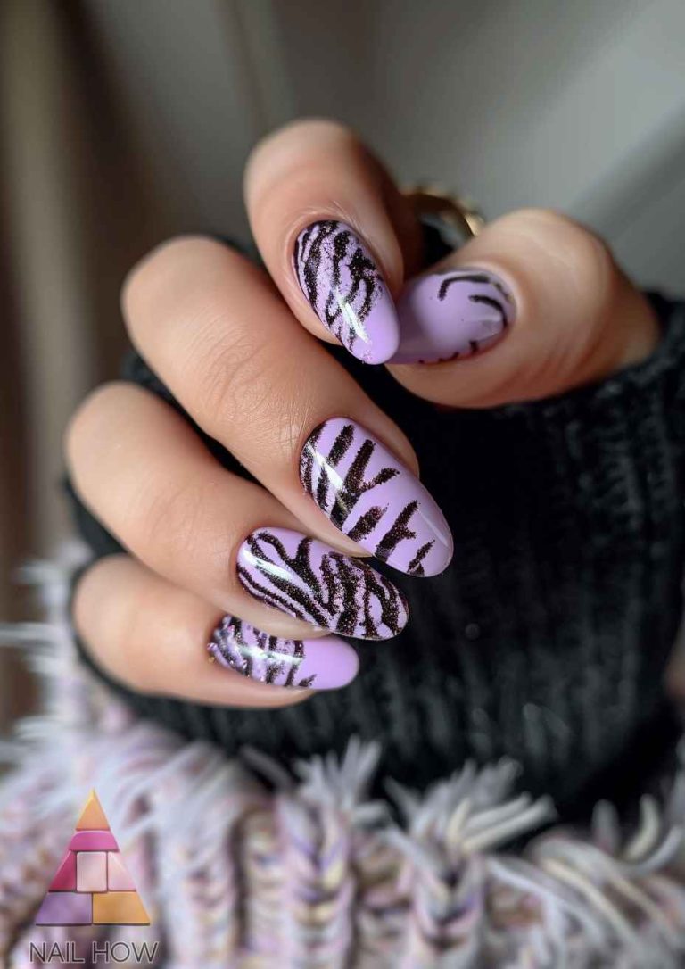 Glam and Grit: Mob Wife Nails Designs - nailhow