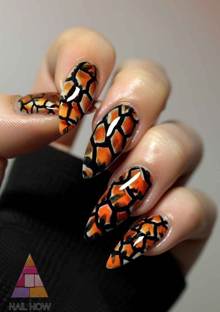 Glam and Grit: Mob Wife Nails Designs - nailhow