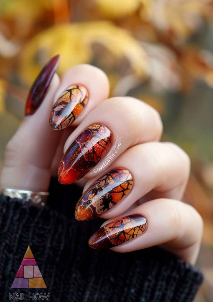 Glam and Grit: Mob Wife Nails Designs - nailhow