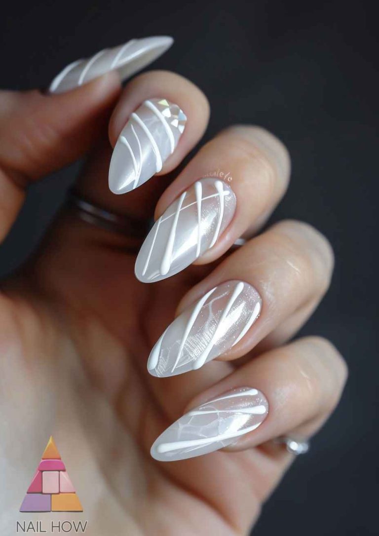 Glam and Grit: Mob Wife Nails Designs - nailhow