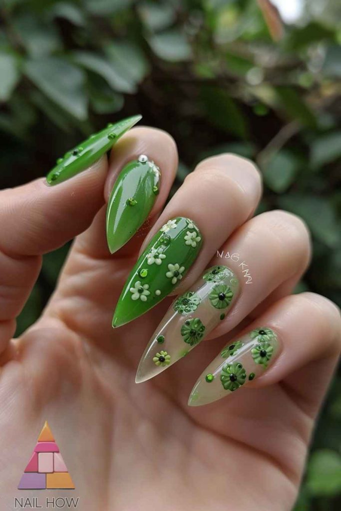 Unleash Your Inner Green Goddess: Epic Green Nail Designs to Rock Right ...