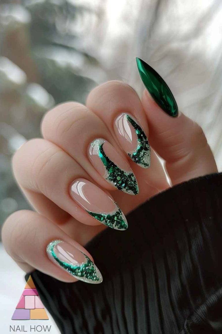 Unleash Your Inner Green Goddess: Epic Green Nail Designs to Rock Right ...