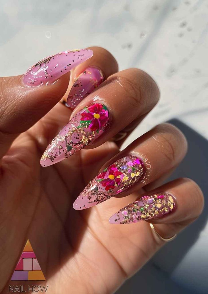 The Ultimate Guide to Pink Nails: From Ombre to Gem-Encrusted Elegance ...