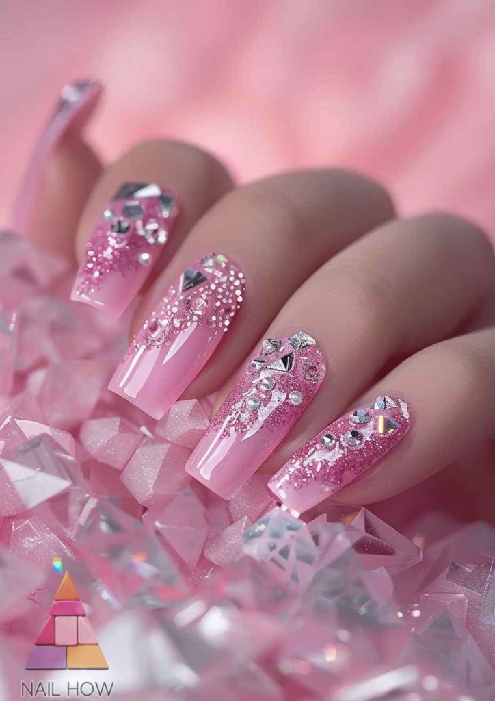 The Ultimate Guide to Pink Nails: From Ombre to Gem-Encrusted Elegance ...