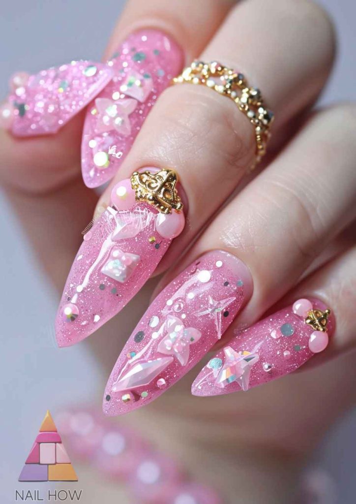 The Ultimate Guide to Pink Nails: From Ombre to Gem-Encrusted Elegance ...
