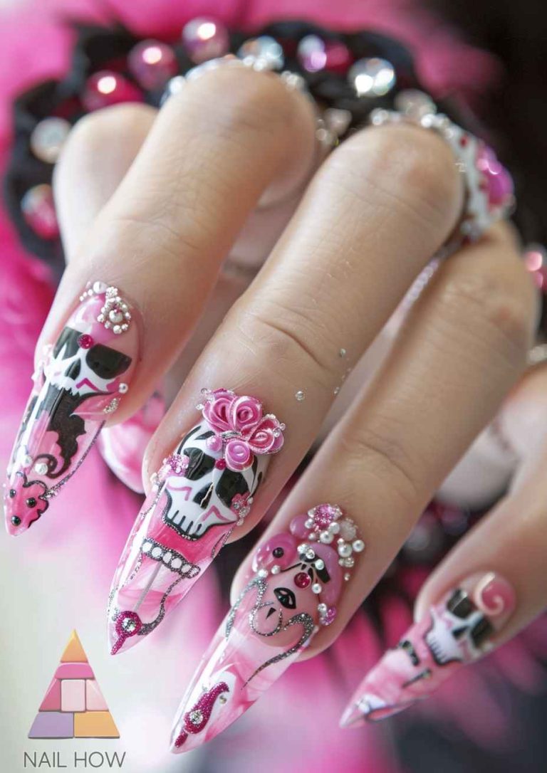 The Ultimate Guide to Pink Nails: From Ombre to Gem-Encrusted Elegance ...