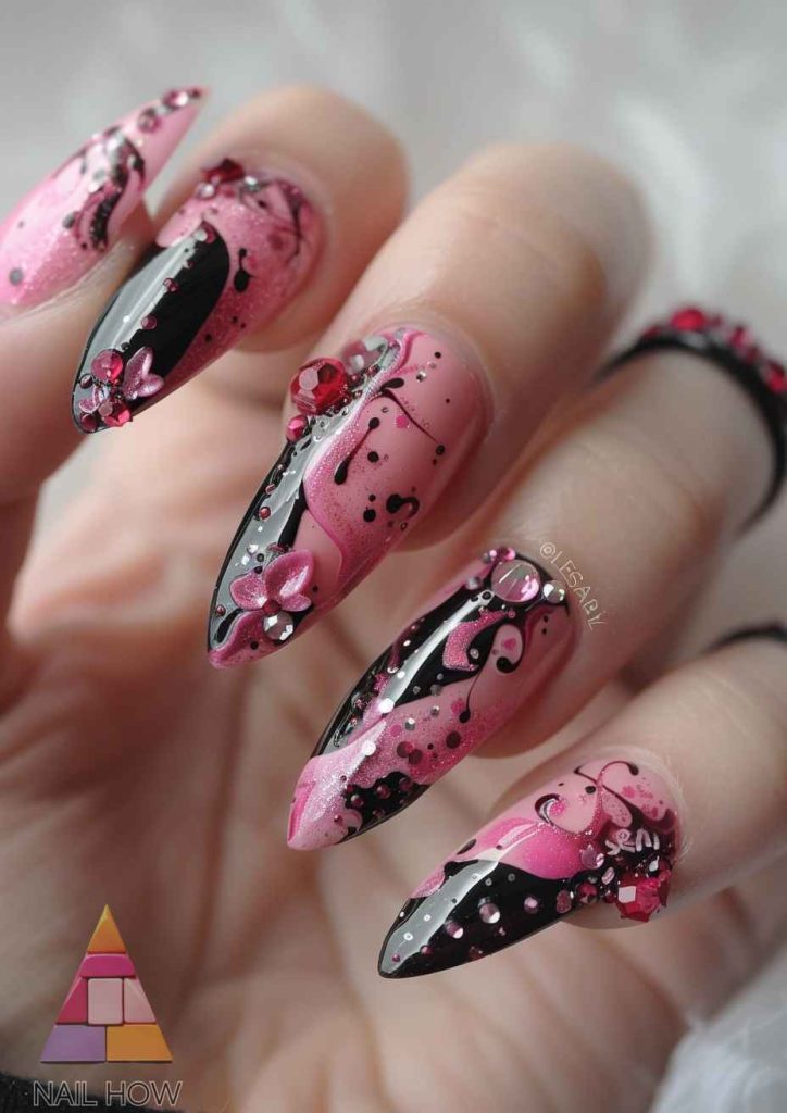 The Ultimate Guide to Pink Nails: From Ombre to Gem-Encrusted Elegance ...