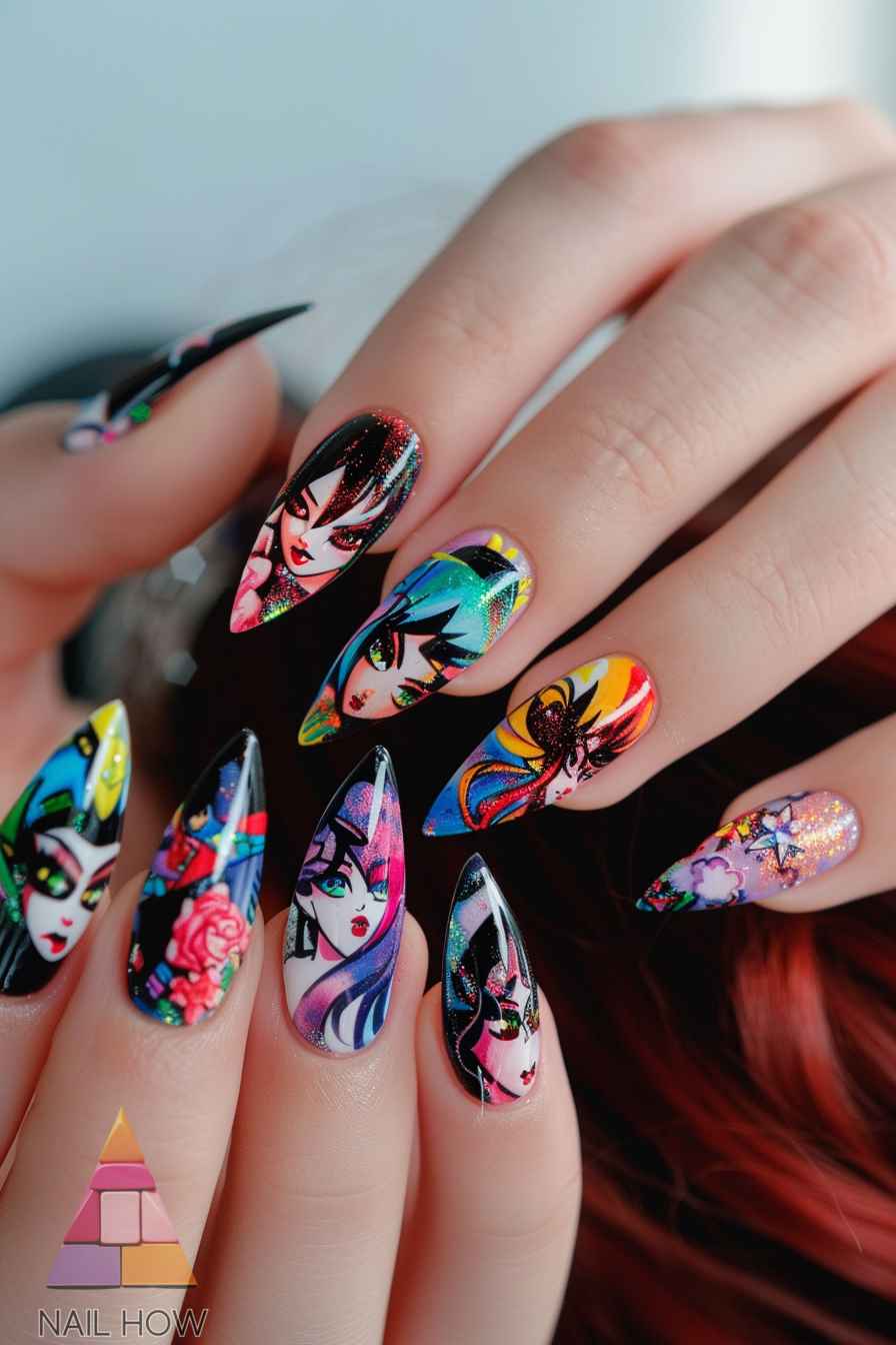 Fandom at Your Fingertips: Nail Designs Inspired by Popular Culture - nailhow