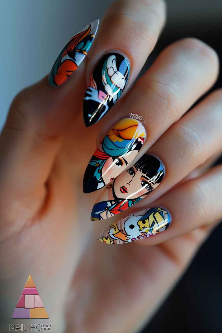 Fandom at Your Fingertips: Nail Designs Inspired by Popular Culture - nailhow