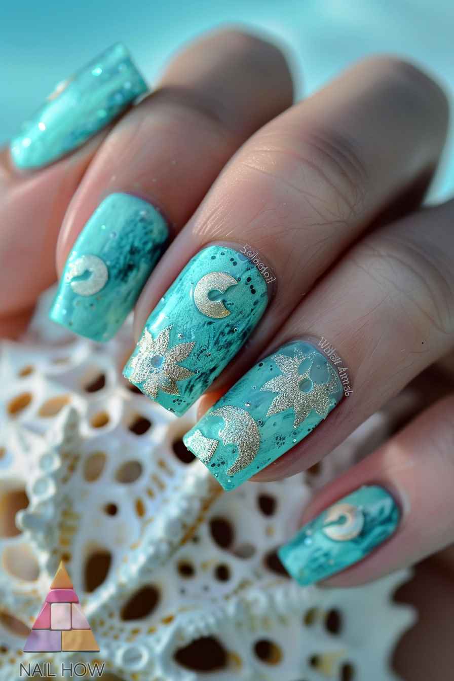 Beach Bliss Unleashed: Dive into 2024's Stunning Nail Art Trends! - nailhow