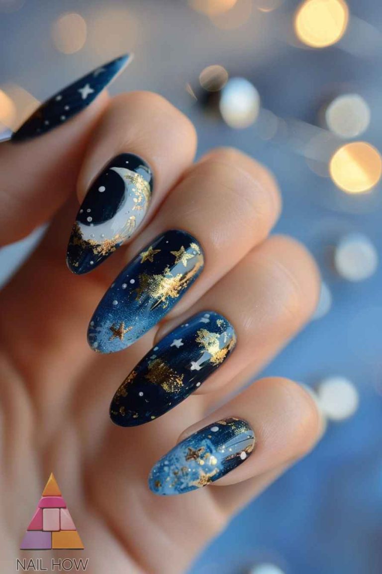 Celestial Nail Art: Stellar Designs to Elevate Your Manicure to Cosmic Heights - nailhow
