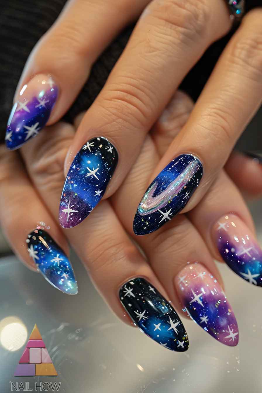Celestial Nail Art: Stellar Designs to Elevate Your Manicure to Cosmic ...