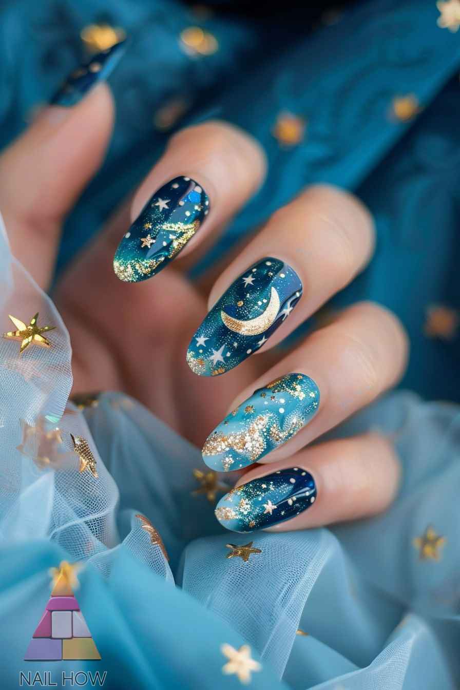 Celestial Nail Art: Stellar Designs to Elevate Your Manicure to Cosmic Heights - nailhow