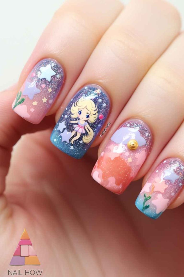 Enchanting Fingertips: The Whimsical World of Fairy Nail Designs - nailhow